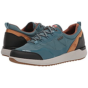 Cobb Hill Women's Skylar Mesh Lace Walking Shoe, Teal Waterproof, 7