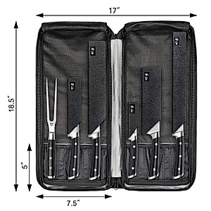 Cangshan S Series 1024135 German Steel Forged 7-Piece BBQ Knife Set