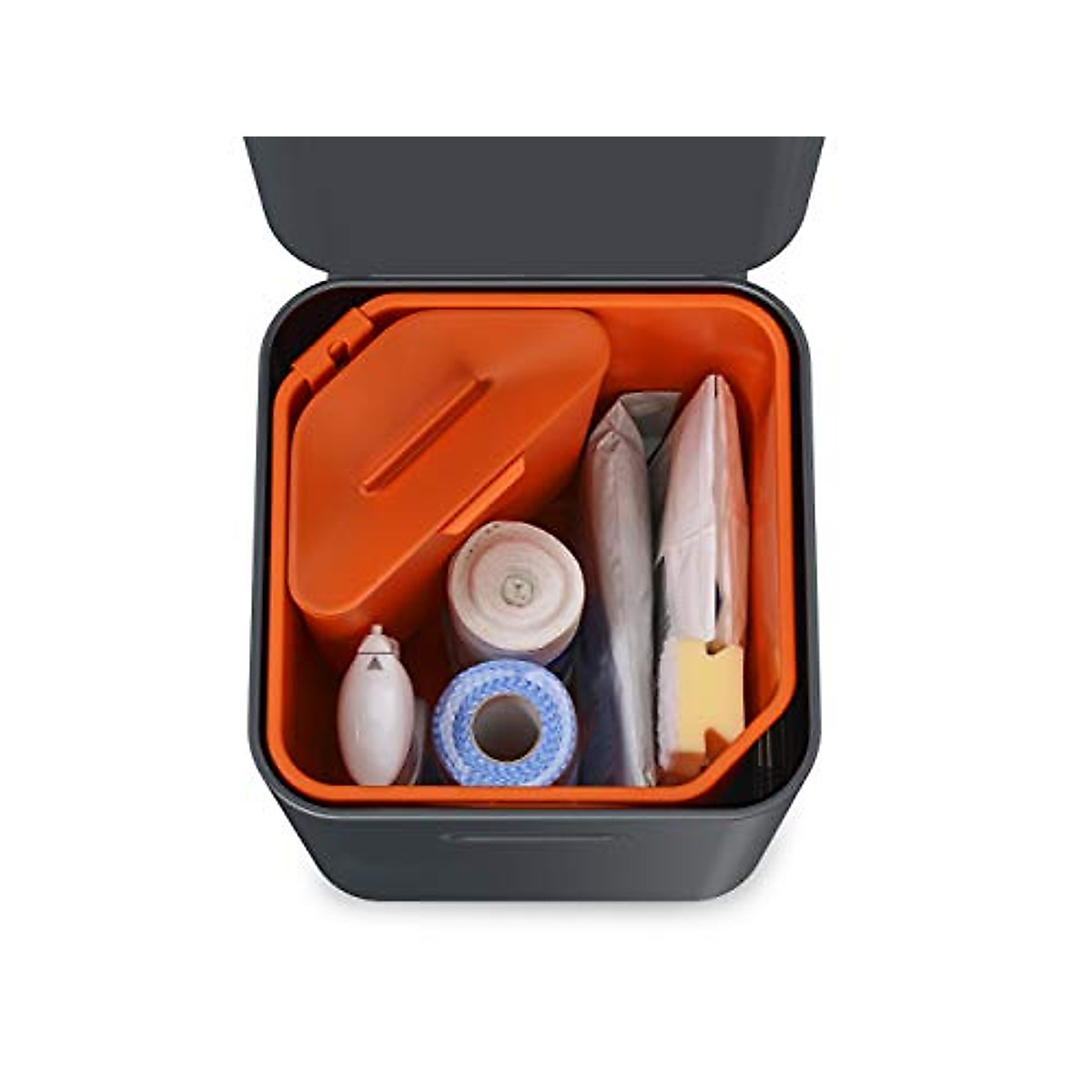 Joseph Joseph Intelligent Totem Compact Waste Separation & Recycling Unit-Graphite, 40 Liter/10.6 Gallon