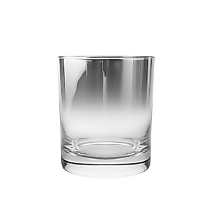 Barski Glass - Double Old Fashioned - Tumblers - Smoked - for Whiskey - Bourbon - Water - Beverage - Drinking Glasses - Set of 4-10 Oz. - Made in Europe
