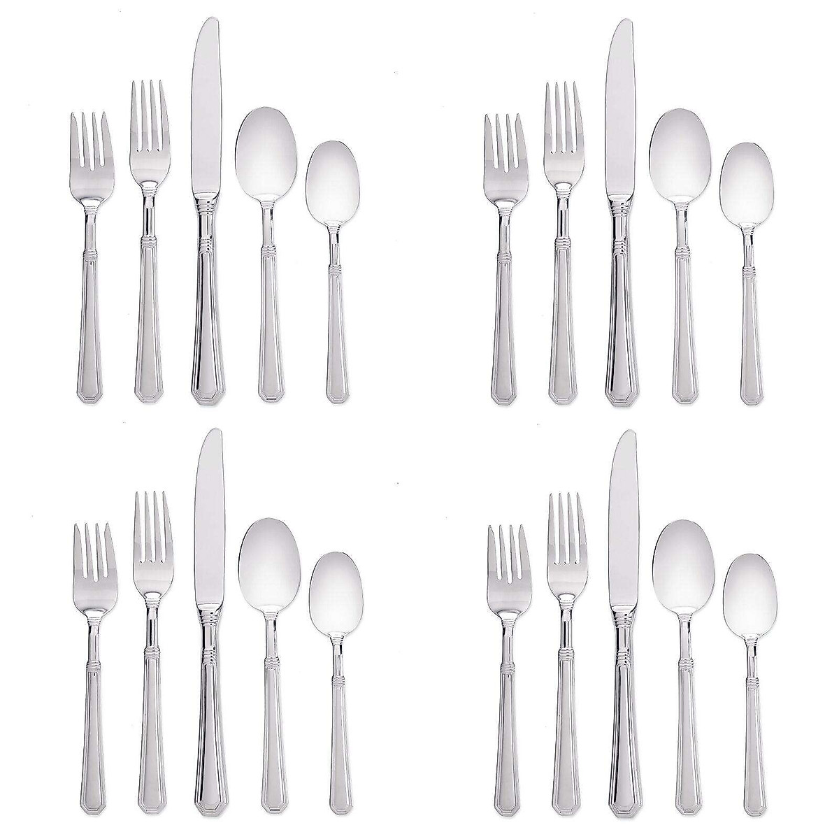 JHUS 18/8 Stainless 20pc. Flatware Set (Service for Four) Cooking utensils Kitchen set Kitchen utensil set Flatware sets Kichen assesoties Cooking utensils Kitchen set Kitchen utensil set