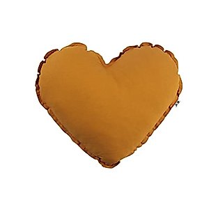 Gardening Spring Creative Handmade Home Cotton and Linen Love Heart Pillow Sofa Cushion (Topaz)