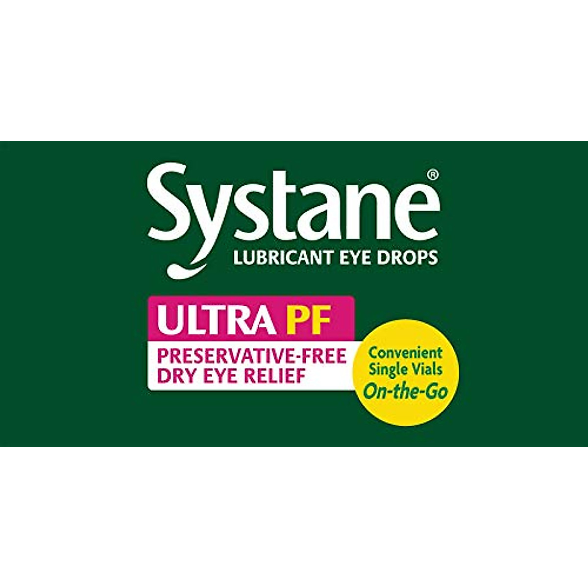 Systane Ultra Lubricant Eye Drops, 25 Count
