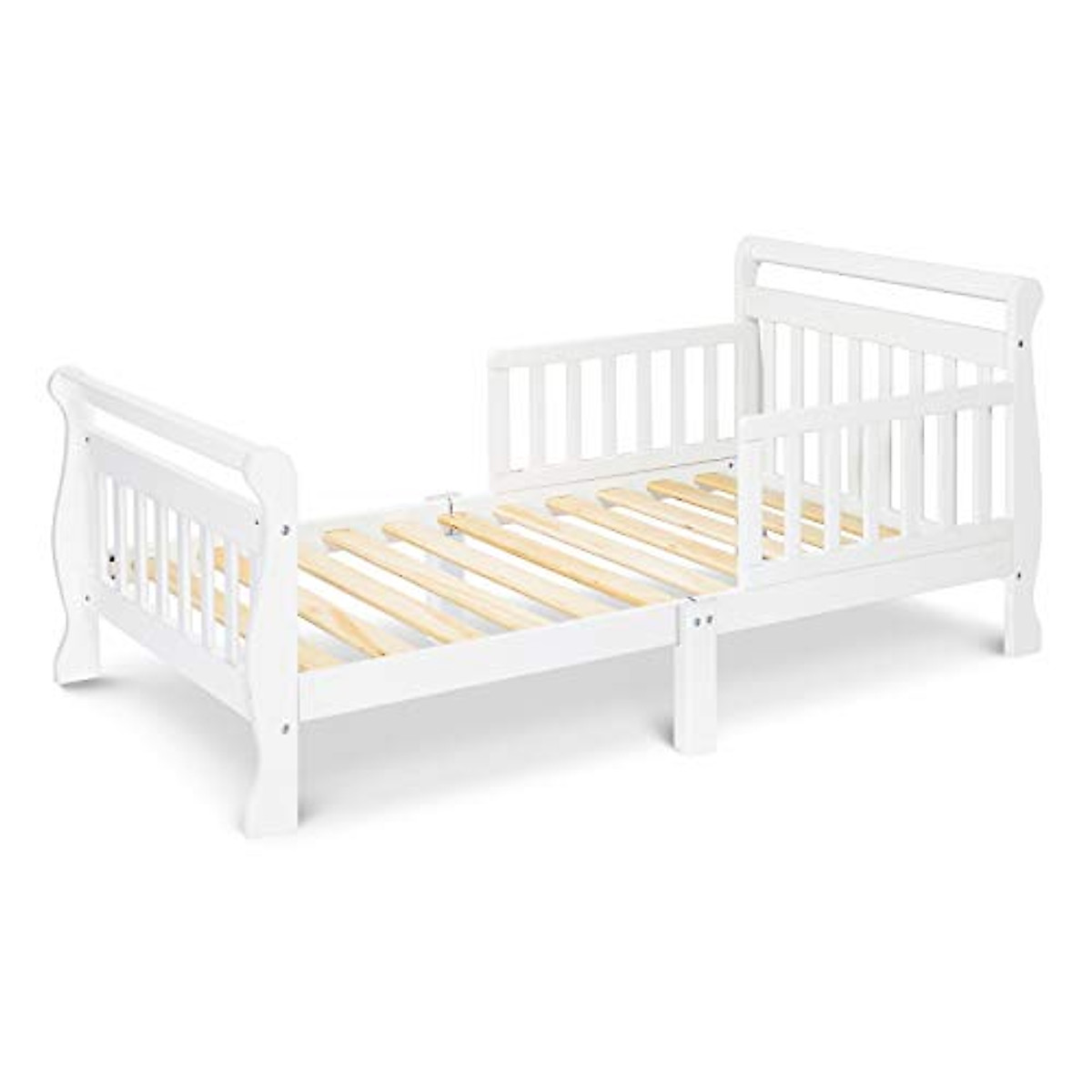 DaVinci Sleigh Toddler Bed in White