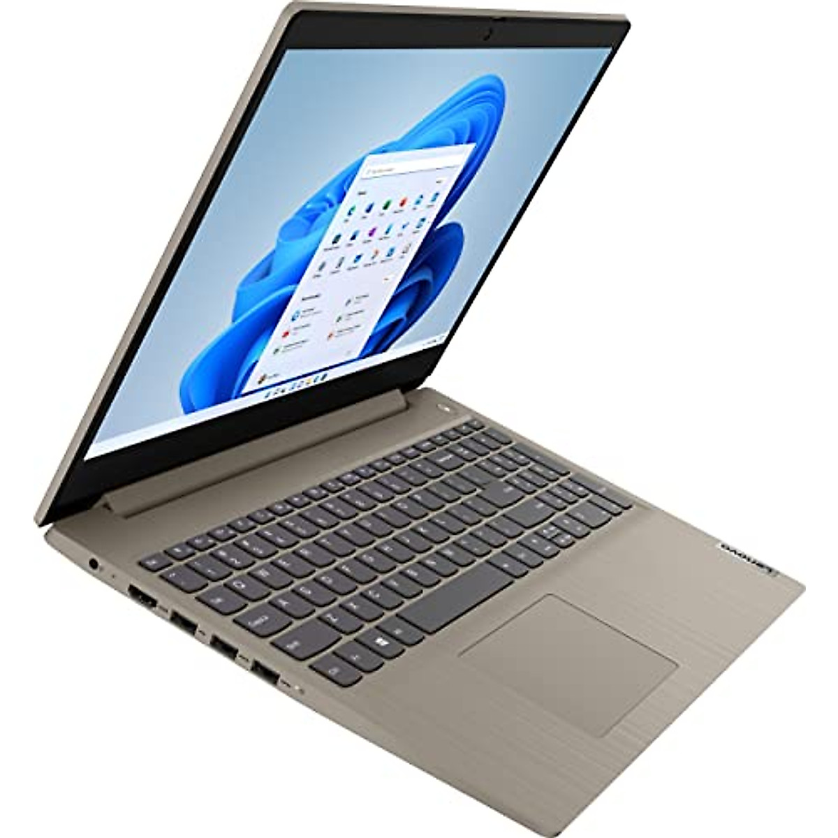 2022 Lenovo IdeaPad 3 15.6" HD Touch Screen Laptop, Intel Dual-Core i3-1115G4 Up to 4.1GHz, 8GB DDR4 RAM, 512GB PCI-e SSD, Webcam, WiFi 5, HDMI, Bluetooth, Windows 10 S - Almond + TiTac Card
