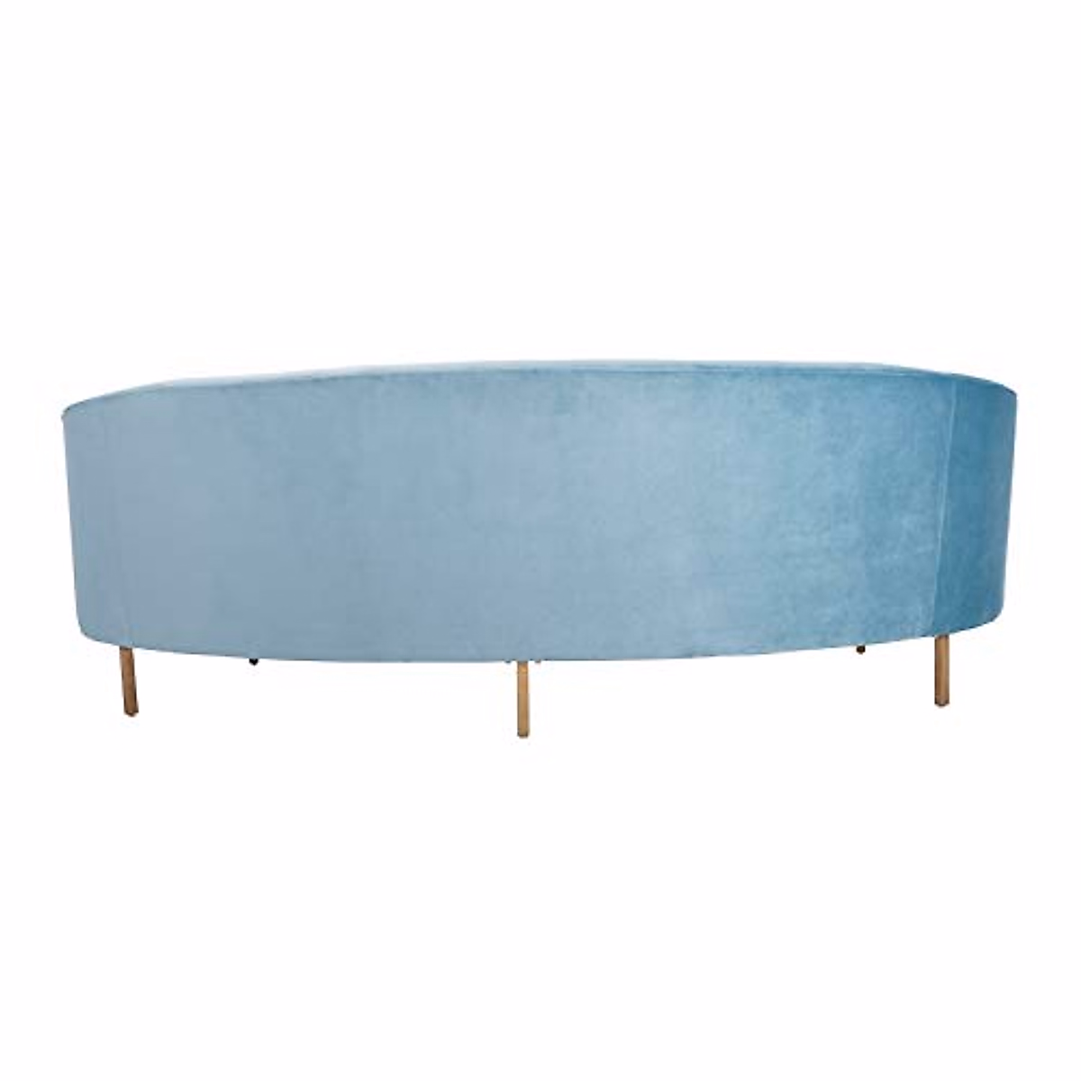 Safavieh Couture Primrose Glam Light Blue Velvet Curved Sofas