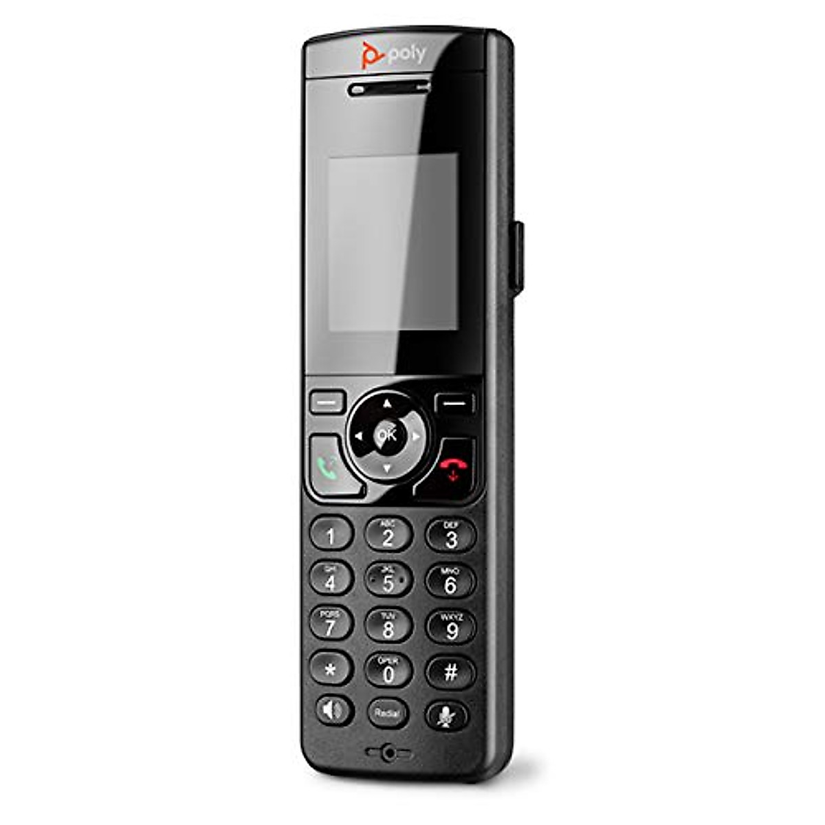 Poly - VVX D230 DECT Cordless IP Phone Kit (Polycom) - Wireless DECT Handset + Base - 2" Color LCD Display