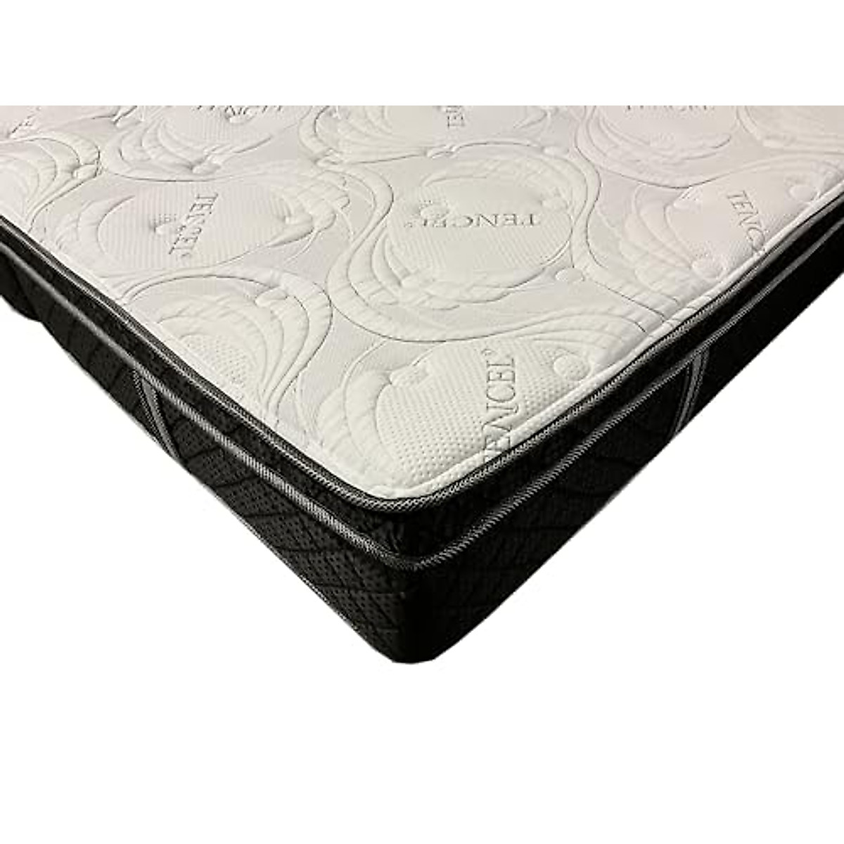 Triad Colossal 84x84 Mattress, 12" Graphite Memory Foam Wyoming King Mattress Cooling and Pressure Relieving, Plush Feel.