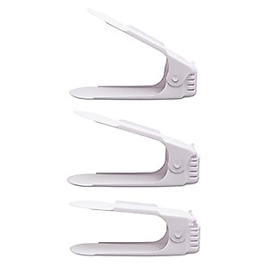 CWBEATS Shoe Slot Organizer - 20 Pieces Double Deck Shoe Rack Design - 4 Adjustable Heights - Complete with Sneaker Balls