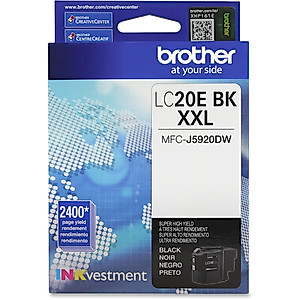 Brother LC20EBK Super High Yield Black Ink Cartridge