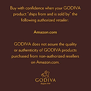 Godiva Chocolatier Assorted Chocolate Gold Gift Box with Royal Ribbon, 36 pc.