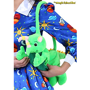 Fun Costumes Magic School Bus Liz Lizard Green Polyester Cartoon Purse