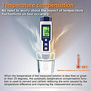 VBR-PH+EC Meter Test PH, EC, TDS, Salt, Water Temperature