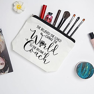 WZJHCL Coach Appreciation Gift Thank You Gift For Hockey Baseball Soccer Football Volleyball Softball Swim Cheer Coach Survival Kit Coach Gift For Woman (World Coach)