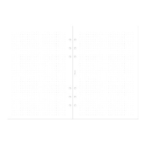 Filofax Calendar Diary Refill, A5 Size, Week-to-View with Appointments, Minimal Diary Pack, Vertical, White Paper, Multilingual: Five Languages, 2024 (C68593-24)