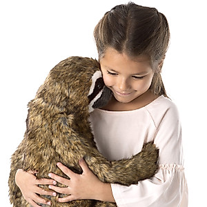 Melissa & Doug Lifelike Plush Sloth Stuffed Animal (12W x 14.5H x 9D in)