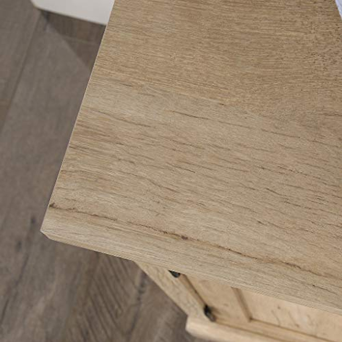 Sauder 427015 Aspen Post Door Library Base/Utility Stand, Prime Oak