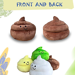 Yoholto Poop Plush Pillow, Poop Stuffed Pillow, Birthday Christmas Funny Gift Home Decoration for Girls Boys Kids Adults (Brown,9 inch)