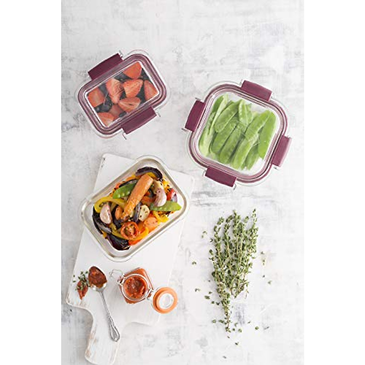 Kilner Jar 0.6 Litre Fresh Storage Stackable Glass Food Container, 17 x 12.5 x 7.5 cm, Transparent