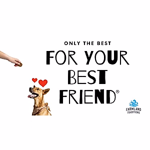 Farmland Traditions Dogs Love Chicken Premium Two Ingredients Jerky Treats for Dogs (3 lbs USA Raised Chicken)