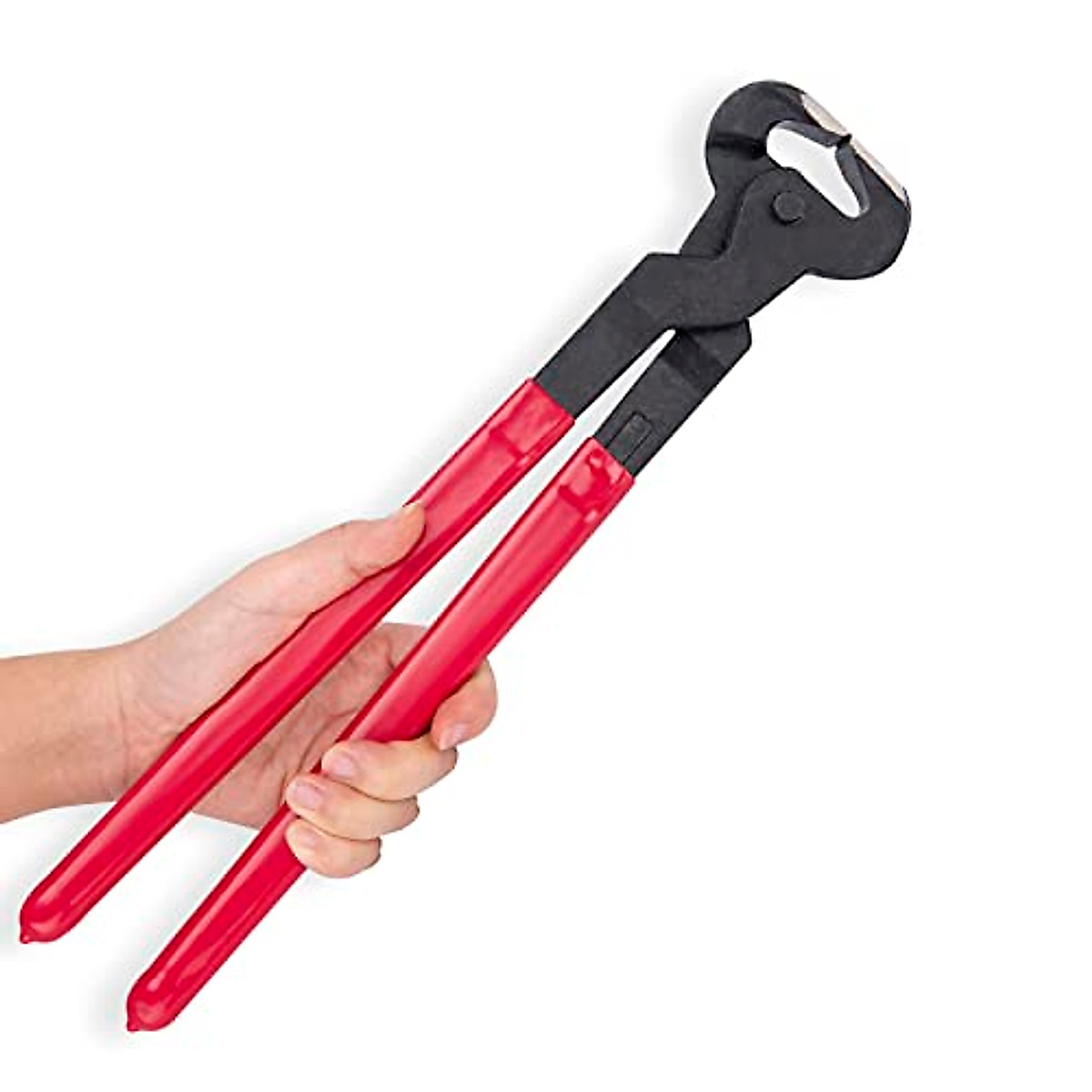 AZUNYYDS Hoof Nipper 14" Horse Hoof Trimmers with Rubber Grip for Goats Sheep Pigs Cattle Horses Heavy Duty Farrier Nippers