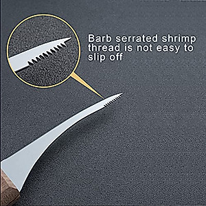 Meech Shrimp Deveiner Tool and Seafood Tools 304 Stainless Steel Shrimp Cleaner Gadgets in the Kitchen 2 Pieces