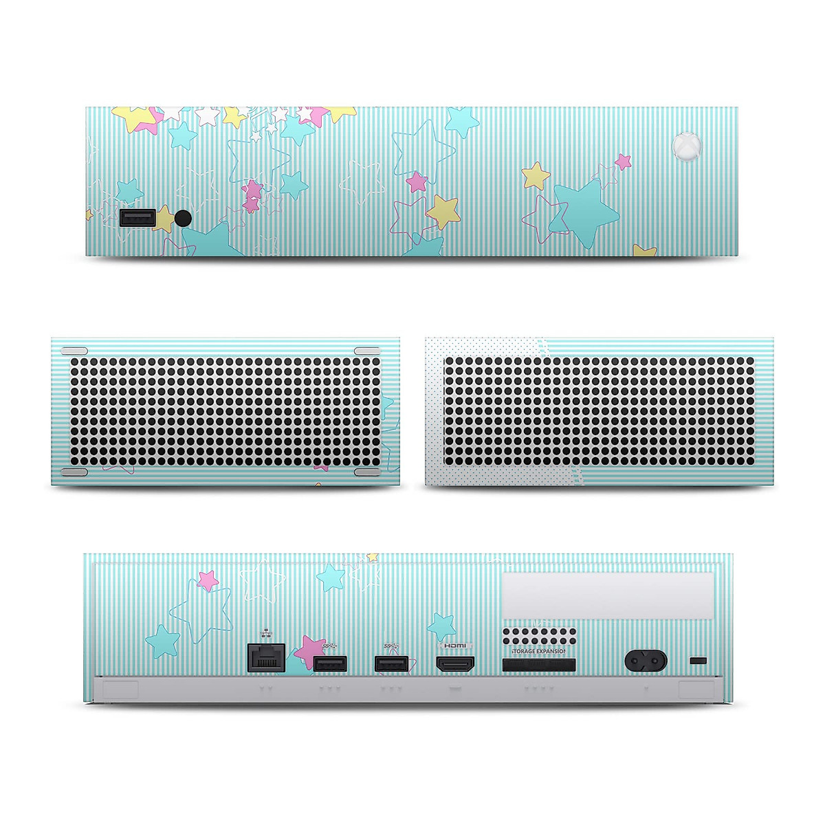 Head Case Designs Officially Licensed Hatsune Miku Stars and Rainbow Graphics Vinyl Sticker Gaming Skin Decal Cover Compatible with Xbox Series S Console