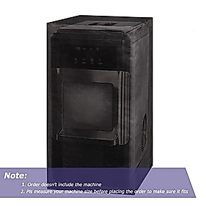 PASONIKA Ice Maker Food Processor Cover, Countertop Appliances Ice Machine Cover Stand Mixer Cover, Dust Resistant Protector, Black