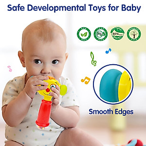 BABYFUNY Toys for 1 Year Old Boy Girl - Baby Hammer Toys with Music Sound & Lights, Baby Toys 12-18 Months, Musical Toys in Entertainment & Learning Mode for 1 2 3 Years Old
