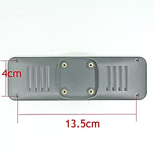 Car Mirror Dash Cam Mount Arm + 13.5 x 4cm Back Plate Panel for Car DVR Instead of Strap