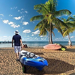 Newcod Kayak Cart, Kayak Dolly with Airless Tire for Carrying Kayak Canoe SUP Paddle Board