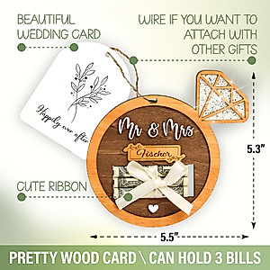 STOFINITY Wedding Cards For Bride And Groom - Congratulations Wedding Card Money Holder For Mr And Mrs, Funny Congrats Wedding Card, Wedding Greeting Card For Newlyweds, Marriage Wedding Gift Card