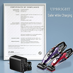 UpBright AC/DC Adapter Compatible with Bissell 2390 2390A 23903 Adapt Ion XRT 2387 14.4V Lithium Ion 2284 2284W Auto-Mate Pet Hair Eraser 14V Li-Ion Battery Vacuum Cleaner P2922UL-14.4V Power Charger