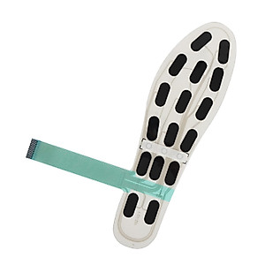 Garosa Film Foot Pressure Sensor High Accuracy Pressure Sensor Flexible 16 Sensing Area IP67 Waterproof Sensing Mat for Step Counting Stride Length Gait Motion Monitoring Foot Force Analysis