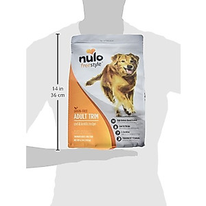 Nulo Adult Trim Grain Free Healthy Weight Dry Dog Food With Bc30 Probiotic (Cod And Lentils Recipe, 4.5Lb Bag)