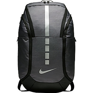 Nike Unisex Hoops Elite Pro Basketball Backpack (Dark Grey/Metallic Cool Grey)