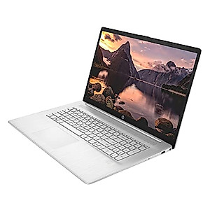 HP 17 Laptop, 17.3" HD+ Touchscreen, 12th Gen Intel i7-1255U Processor, 64GB DDR4 RAM,2TB SSD, Wi-Fi 6, Webcam, Backlit Keyboard, Fingerprint Reader, HDMI, Windows 11 Home, Silver