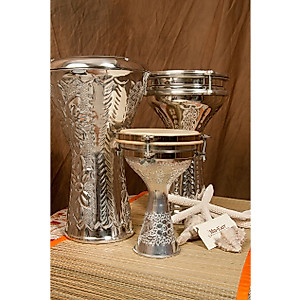 Mid-East Tunable Aluminum Finger Doumbek 5"x8"
