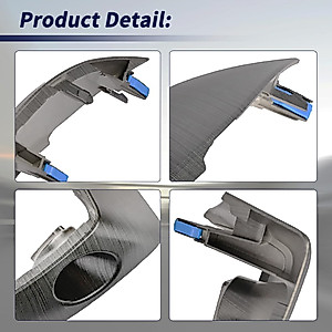 Magimaker Central Dashboard Cover Strip Trim Center Instrument Cluster Panel Trim 55413-42070-B0 55412-42060-B0 Compatible with Toyota RAV4 Base Limited EV Sport 2006 2007 2008 2009 2010 2011 2012