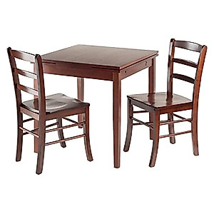 Winsome Pulman Dining, 48.03" W x 29.92" D x 29.29" H, Walnut