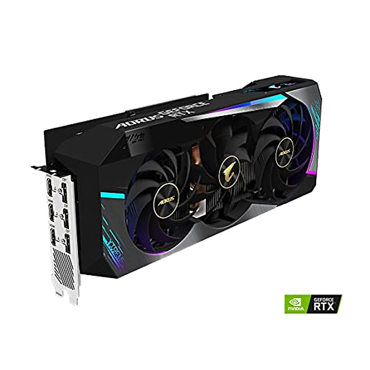 GIGABYTE AORUS GeForce RTX 3080 Ti Xtreme 10G Graphics Card, Max Covered Cooling, 12GB 384-bit GDDR6X, GV-N308TAORUS X-12GD Video Card