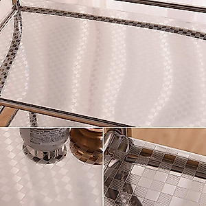 Utility Rolling Cart Kitchen Island Trolley Serving Catering Storage Cart 3 Tier Medical Equipment Rolling Cart, Beauty Salon Trolley with Universal Brake Wheel, Perfect for Hospital/Dental Clinic, 80