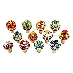 TRUE FABRICATIONS Country Cottage Assrtd Ceramic Stoppers, 1 EA