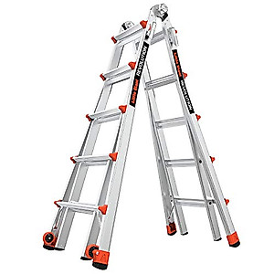 Little Giant Ladders, Revolution, M22, 22 ft, Multi-Position Ladder, Aluminum, Type 1A, 300, 300 lbs weight rating, (12022)
