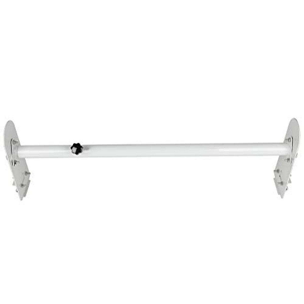 ECCPP Adjustable Van Ladder Rack Hightop 2 Bars Roof Rack fit for Chevy Express 2500 for GMC Savana with Rain Gutters Heavy-Duty Steel Pickup Truck Ladder Rack 700Lb Lumber Utility