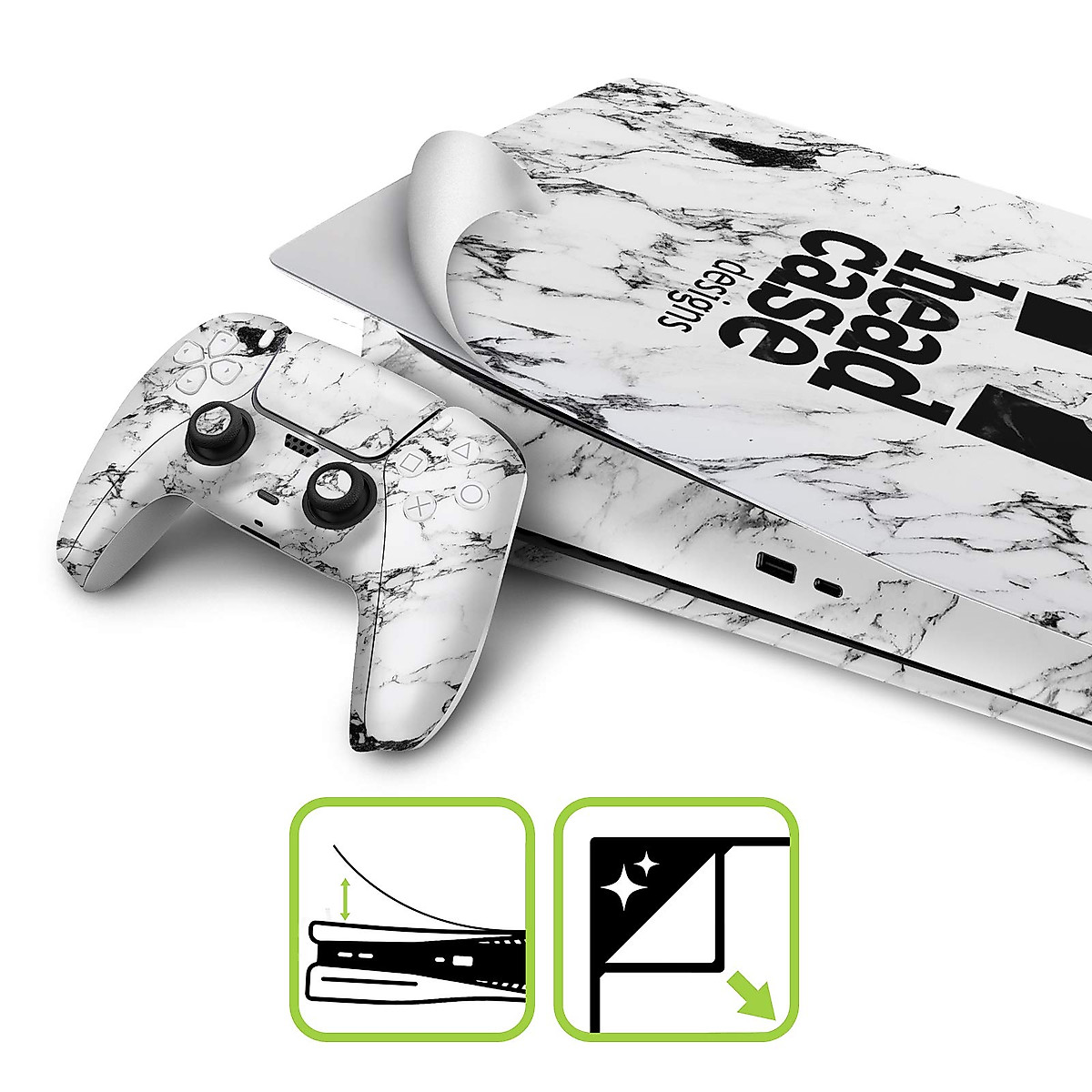 Head Case Designs Officially Licensed Michel Keck Pitbull Art Mix Vinyl Faceplate Sticker Gaming Skin Decal Cover Compatible With Sony PlayStation 5 PS5 DualSense Controller