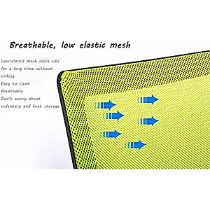 Office Chair Mesh Chair Swivel Armrest Seat Arch-Leg Table and Chair Computer Chair Ergonomic Backrest Big Class Game Chair Chair (Color : Orange) Needed