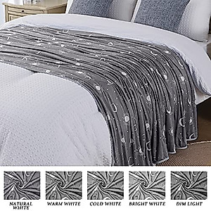 inhand Cooling Blanket, Twin Size (59"x79") Cooling Blankets for Hot Sleepers, Q-Max >0.45 Decorative Lightweight Breathable Summer Cold Blankets for Sleeping Night Sweats to Keep Cool, Grey Sky