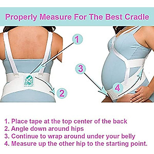 It's You Babe Best Cradle-Medium | Medical Grade Adjustable Prenatal Cradle | Maternity Baby Belly Band Support Belt | Award Winning, Medium
