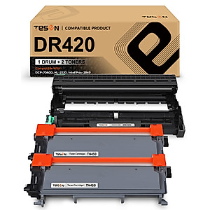 TN450+DR420 TESEN Compatible Toner and Drum Cartridge Replacement for Brother TN450 DR420 Use for HL-2270DW HL-2240 HL-2280DW MFC-7360N DCP-7065DN MFC-7240 IntelliFax-2840 Toners_Cartridges_Printer